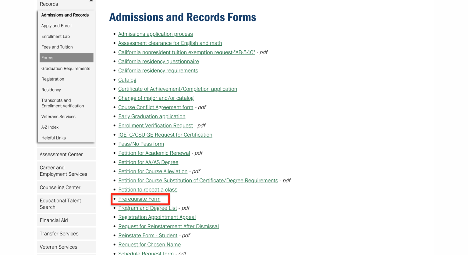Prerequisiteとは | アメリカ留学のすゝめ
